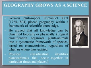 HISTORICAL DEVELOPMENT OF GEOGRAPHY | PPTX