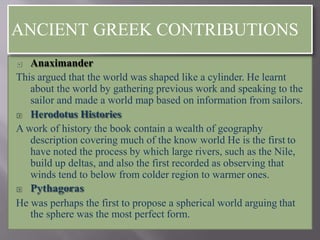 HISTORICAL DEVELOPMENT OF GEOGRAPHY | PPTX