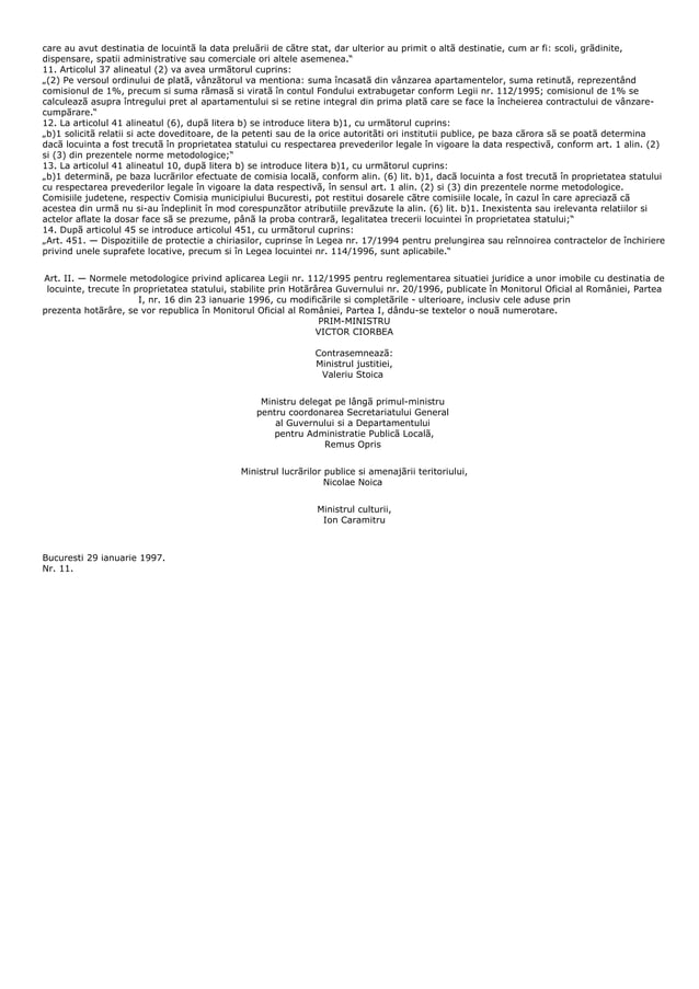 Hg 11 din 1997 | DOC