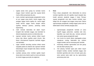 DSKP KSSR TAHUN 1 BAHASA IBAN | PDF