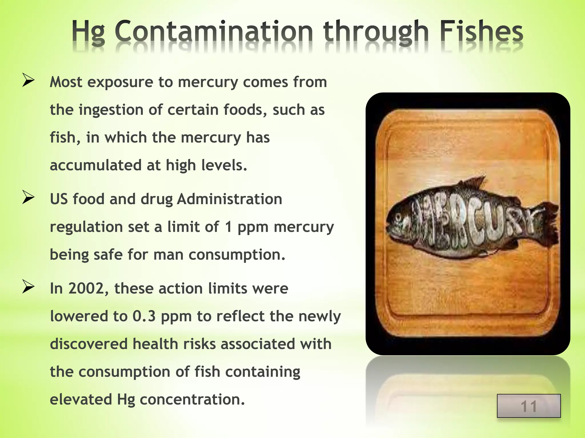 Hg analysis from the fish and their effect on human life by using Cold ...
