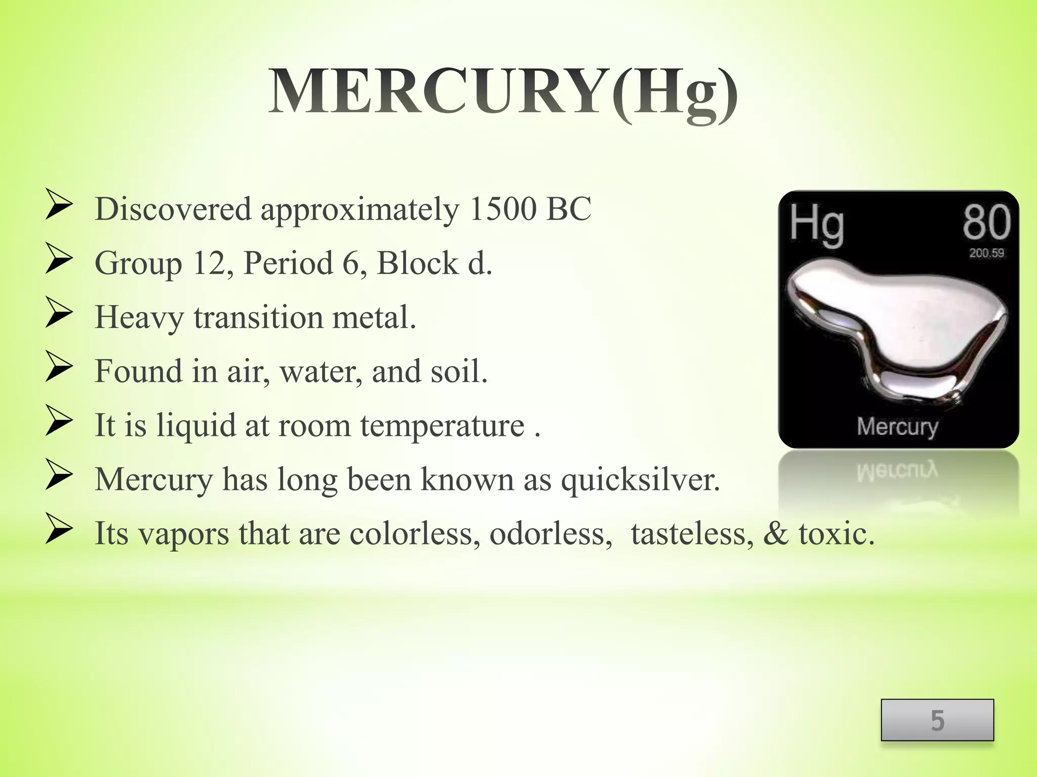 Hg analysis from the fish and their effect on human life by using Cold ...