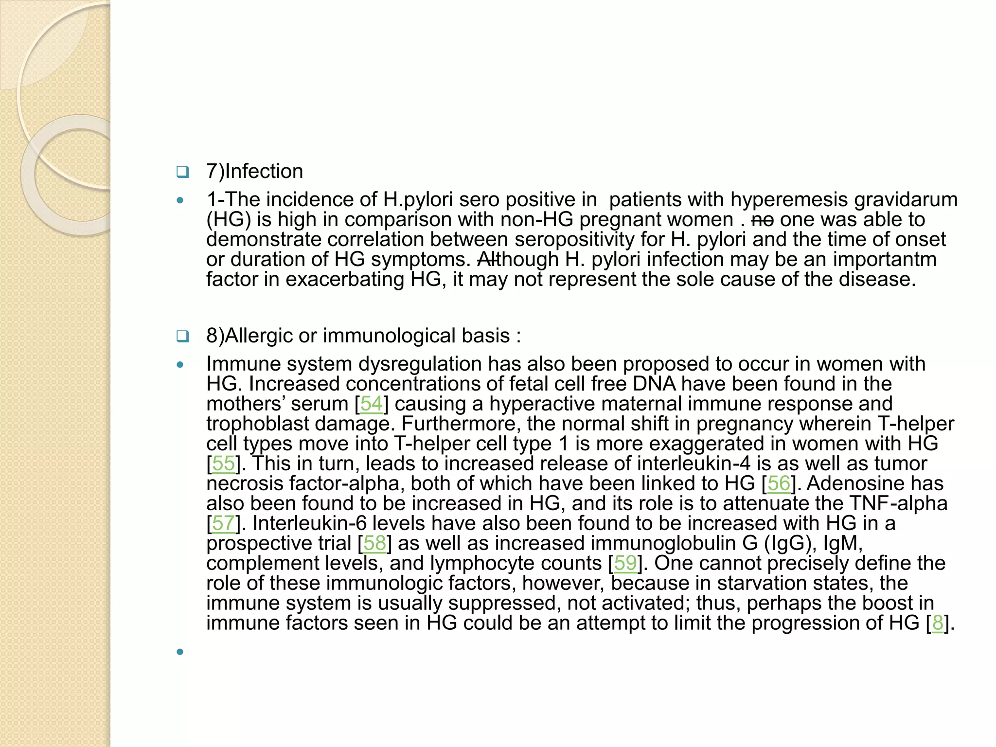Hyperemesis Gravedarum causes -pathophysiology - complication | PPT