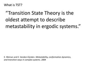 Transition State Theory | PDF