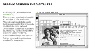 History of Graphic Design in the late 20th Century | PDF