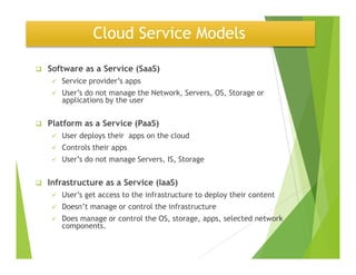 Cloud computing & Security presentation | PDF