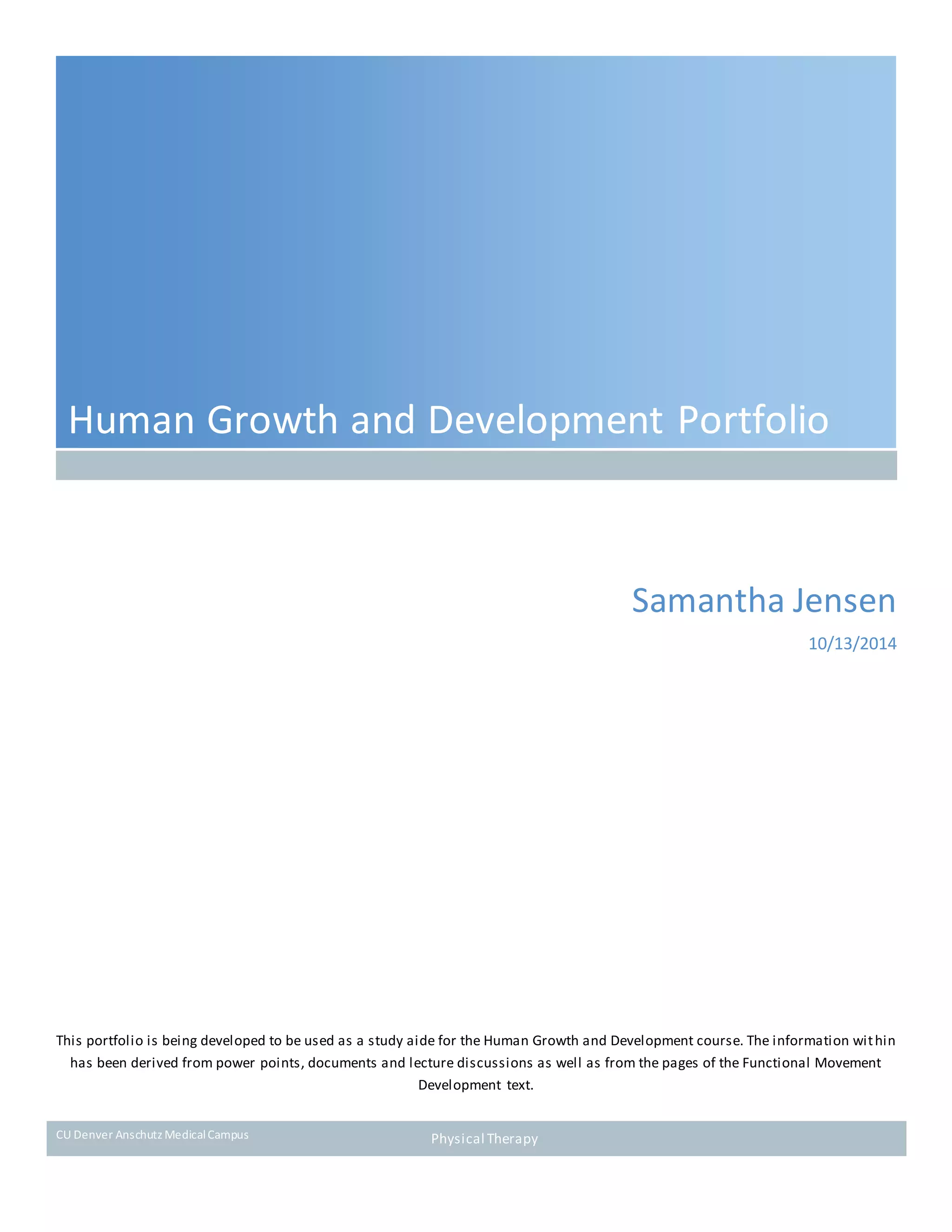Human Growth and Development | PDF