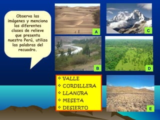 HGE RELIEVE PERUANO 1° Profesor Carlos Retamozo | PPT