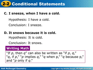 HGeo 2.2 Conditional Statements.ppt
