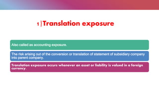 Foreign Exchange Exposure | PPTX