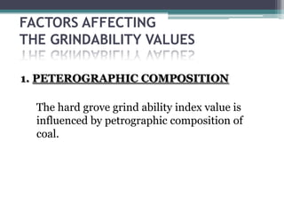 Hardgrove grindability index (HGI) | PPTX