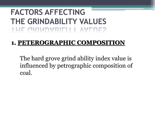 Hardgrove grindability index (HGI) | PPTX | Indoor Environmental ...