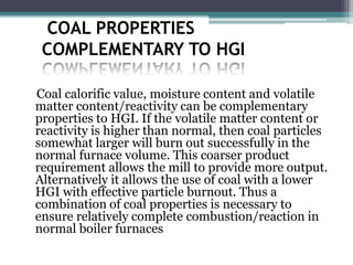 Hardgrove grindability index (HGI) | PPTX