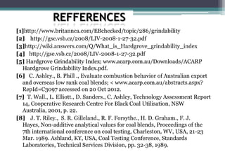 Hardgrove grindability index (HGI) | PPTX