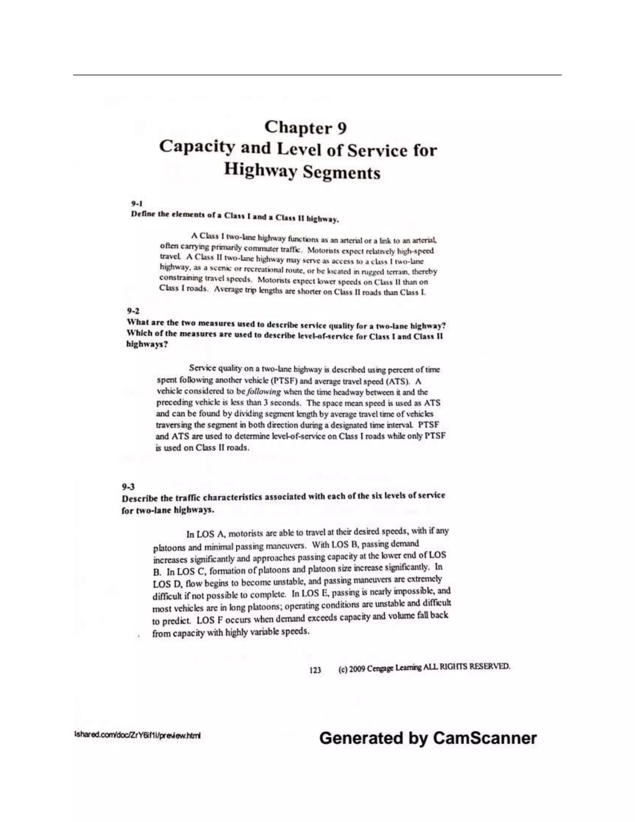 Transportation Engineering, Level of Services, Asphalt pavement design ...