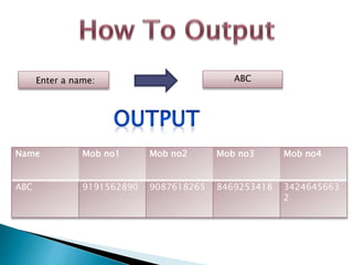 Seminar on telephone directory | PPT