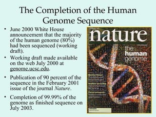human genome project - genetics and gene mapping | PPT