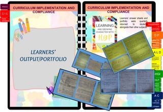 E portfolio for homeroom guidance pprogram | PPTX