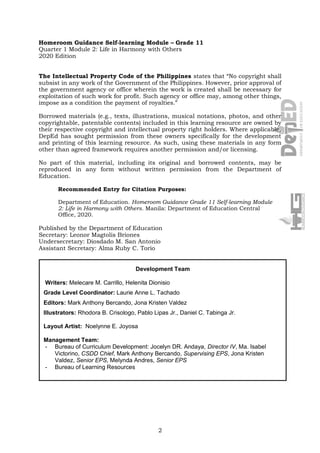 Hgp 11 module 2 | PDF
