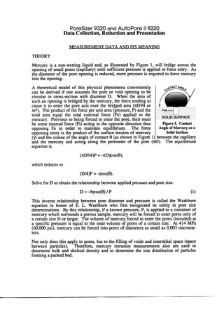 Hg porosimetery paper | PDF