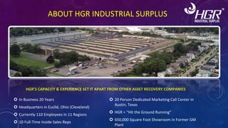 HGR Industrial Surplus 2018 Company Overview | PPTX