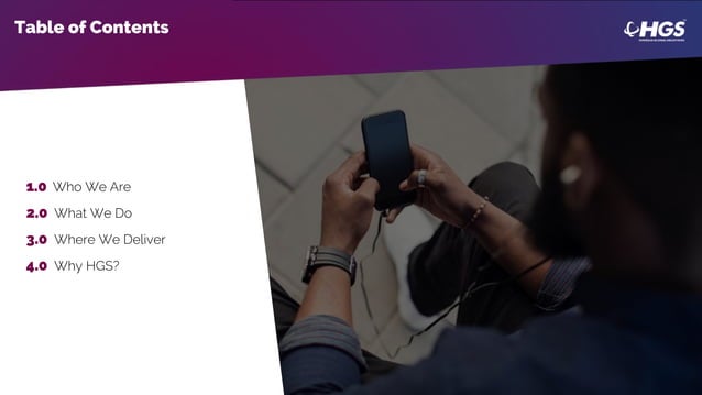 HGS Company Overview | PPT