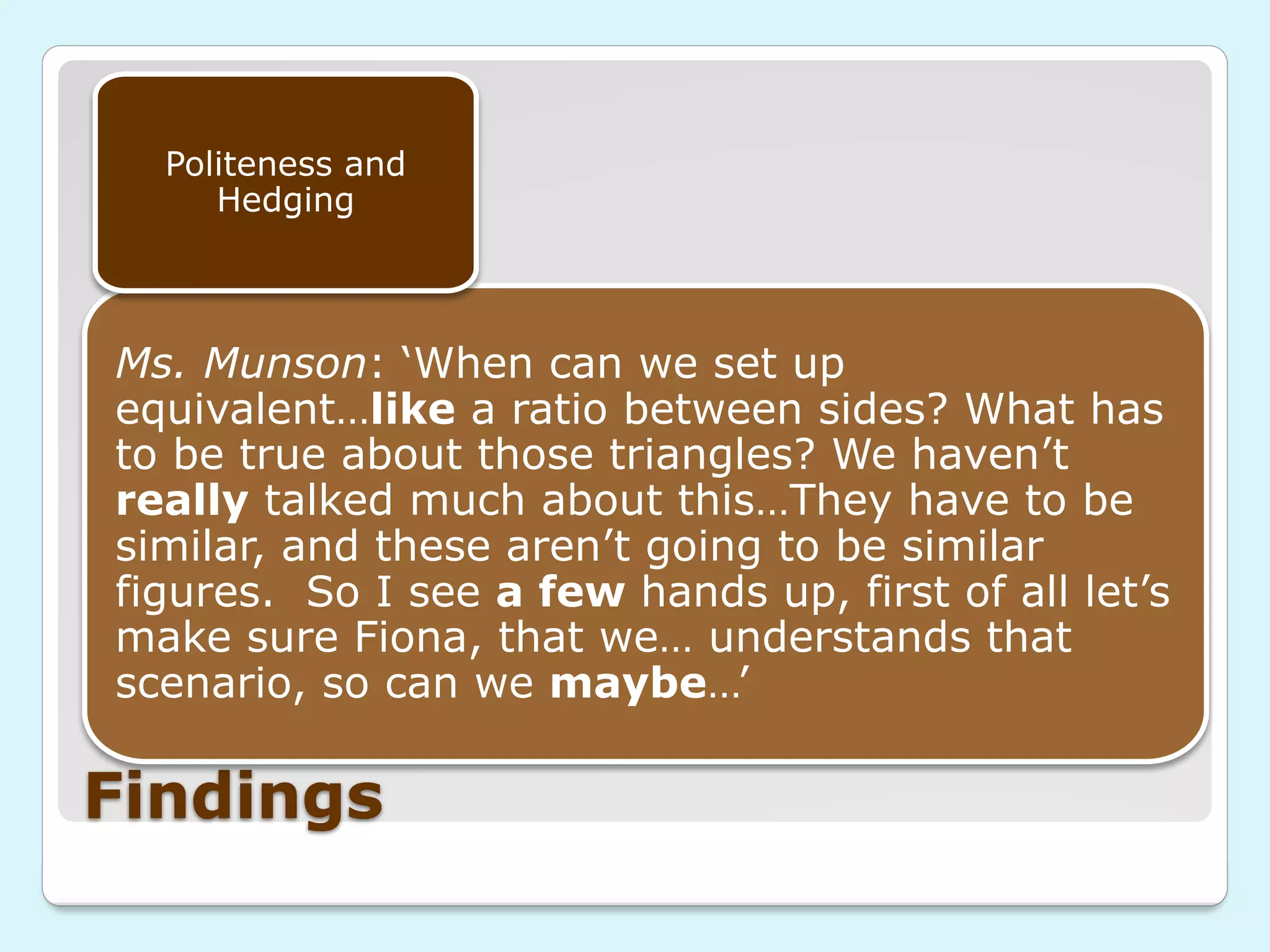 Revealing Dialogue in a Problem-Based Mathematics Classroom | PPT