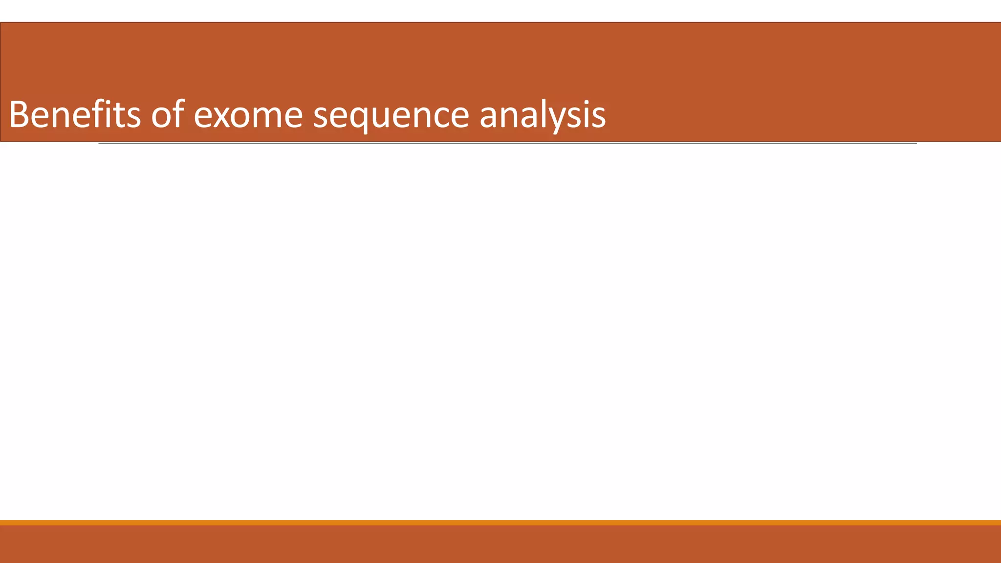 Exome sequence analysis | PDF