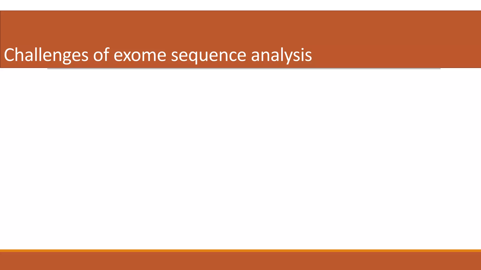 Exome sequence analysis | PDF
