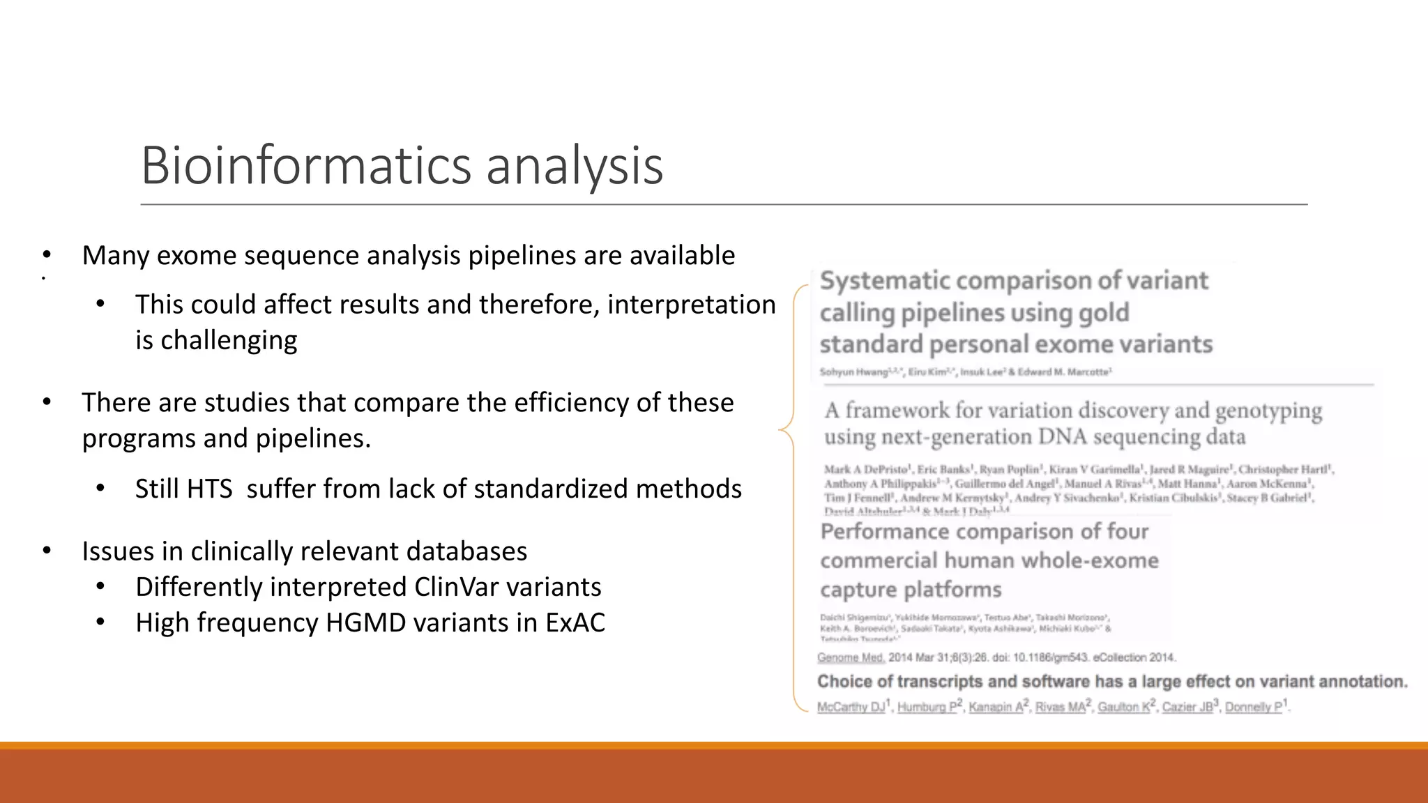 Exome sequence analysis | PDF