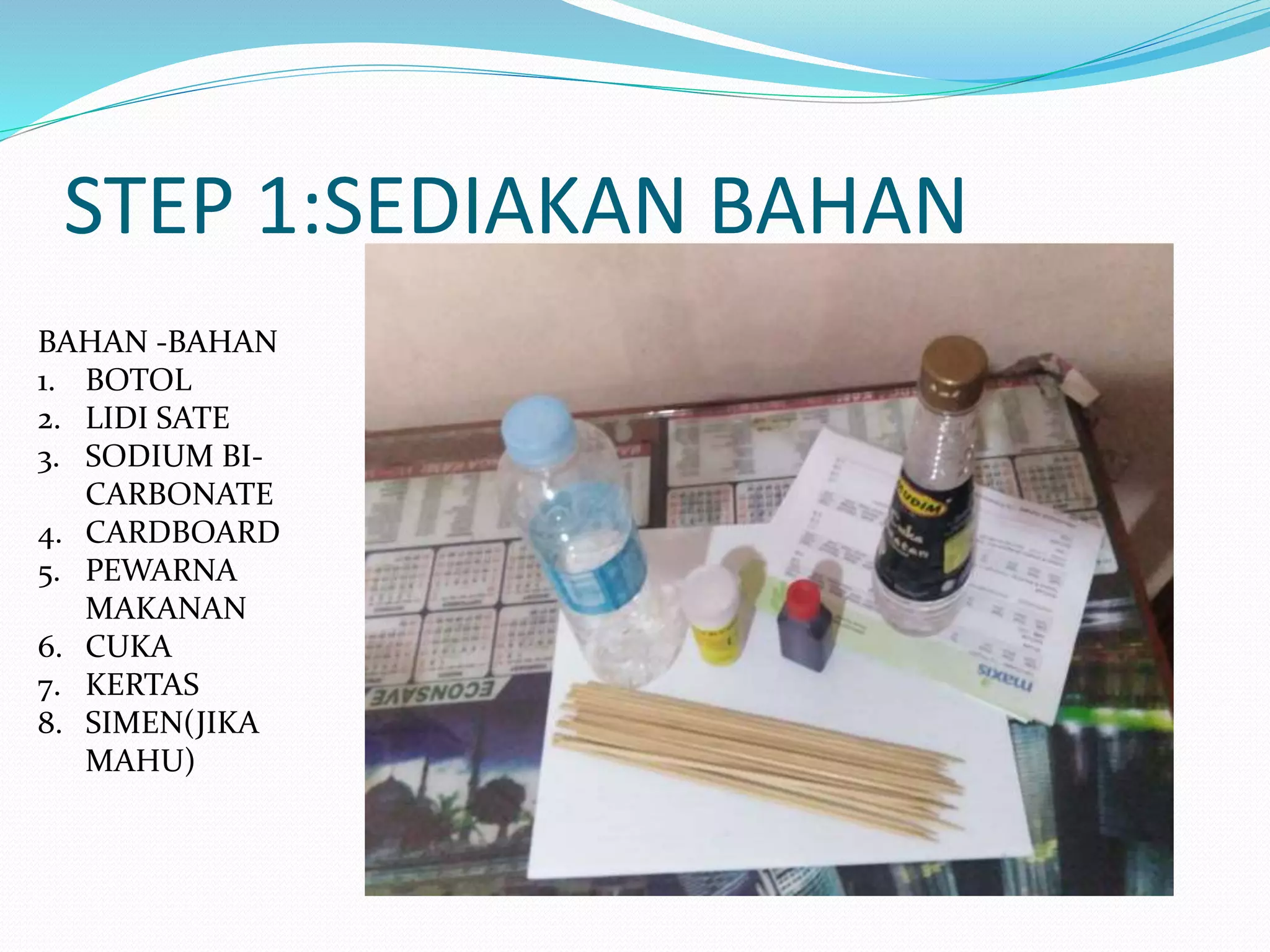 gunung berapi sodium bikarbonet | PPTX