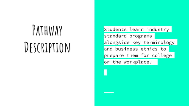 Communication technology pathway | PPTX