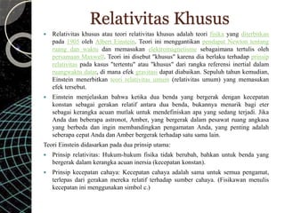 Relativitas | PPT