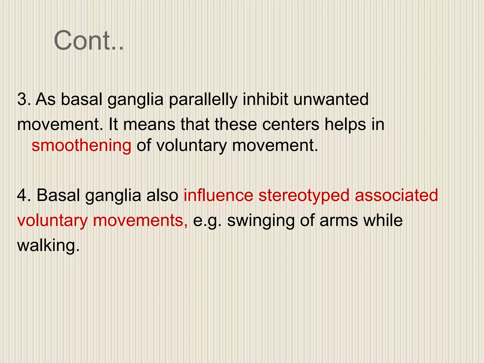 Basal ganglai | PPTX