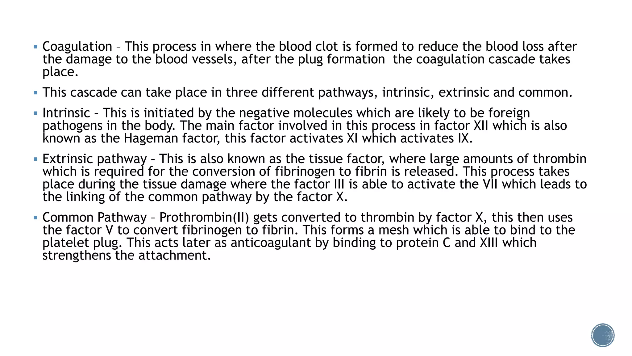 Mechanisms of Blood Coagulation | PPTX