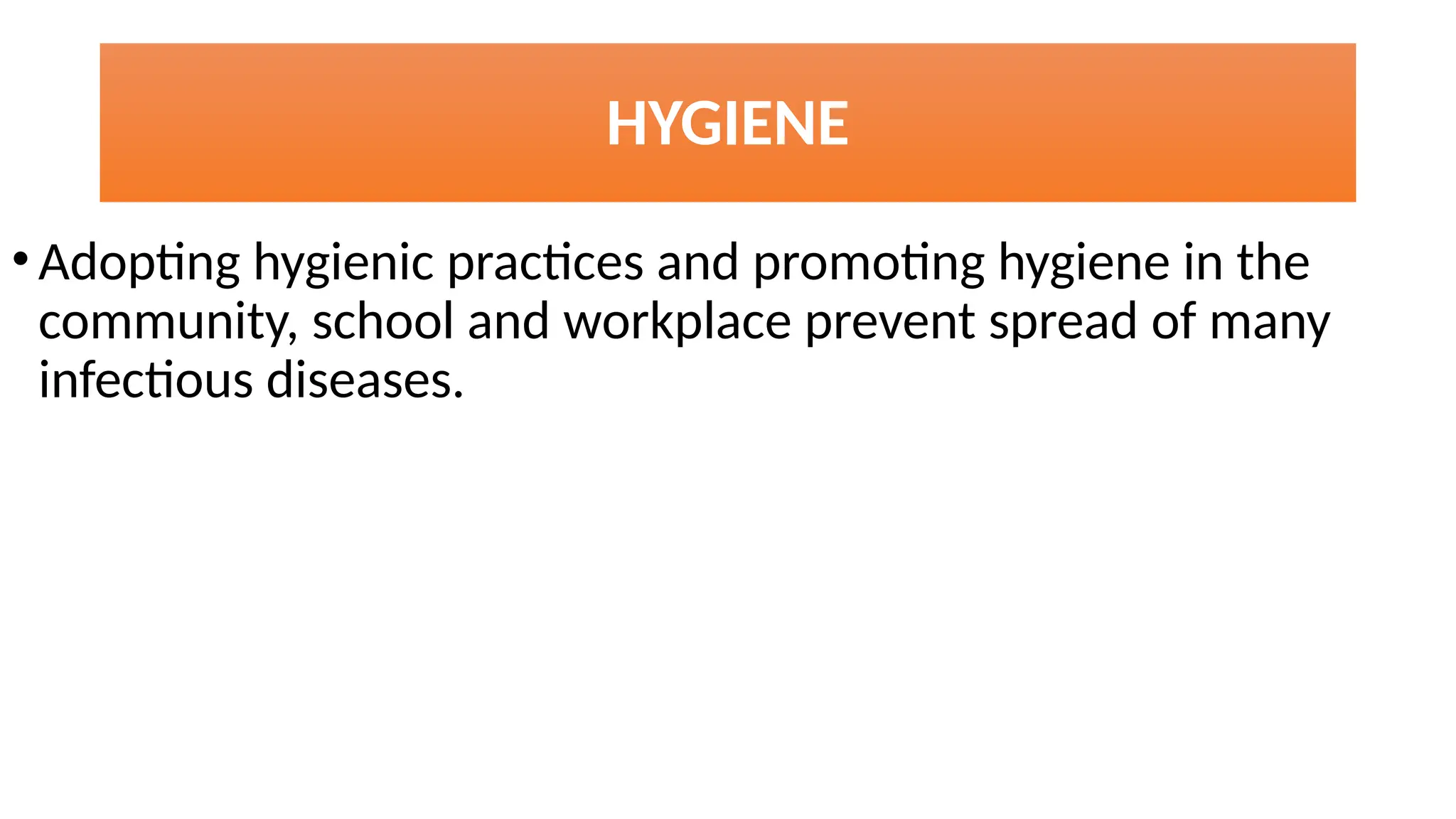 Health and hygiene practices - students pptx | PPTX