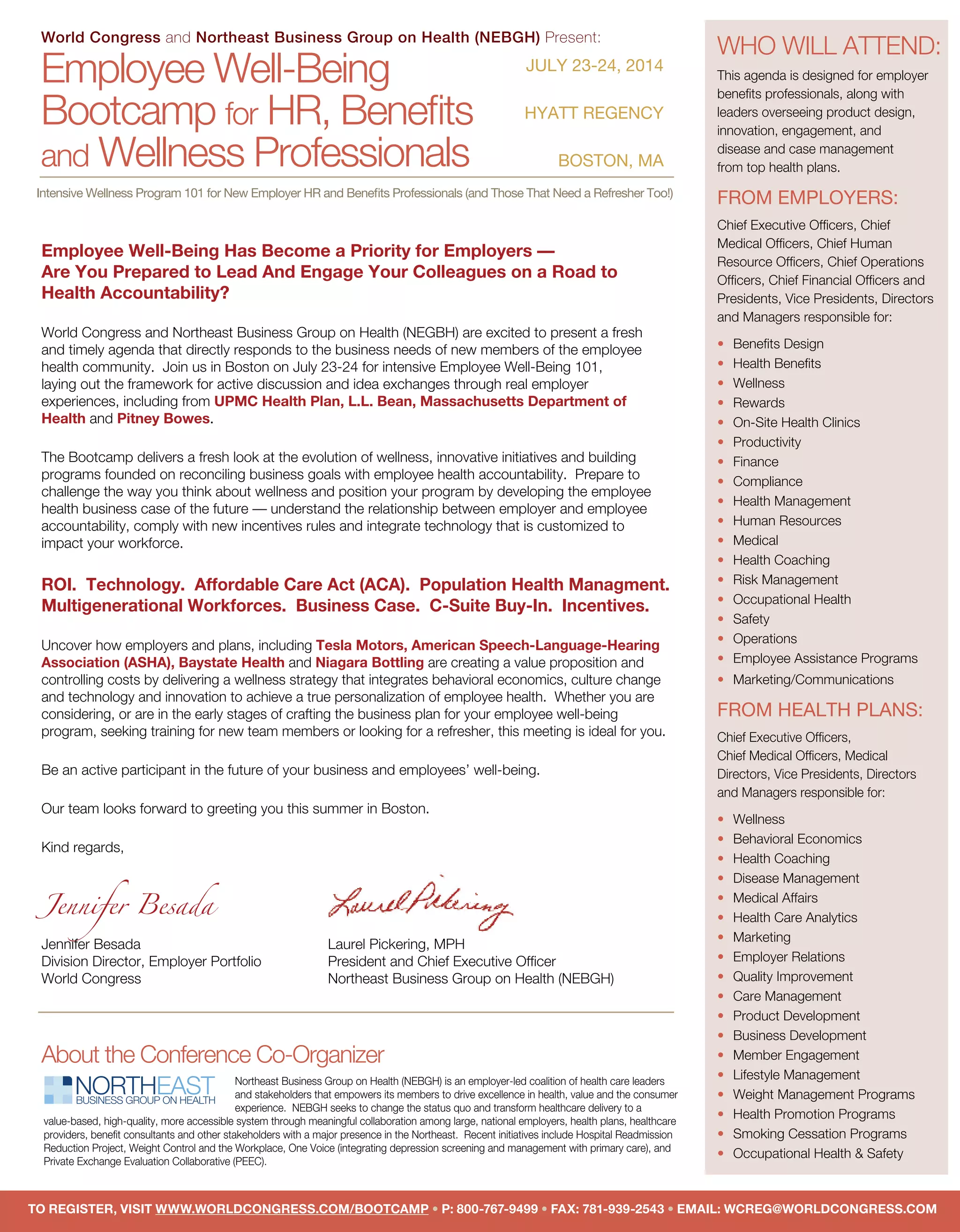 THe Employee Well-Being Bootcamp for HR, Benefits and Wellness ...