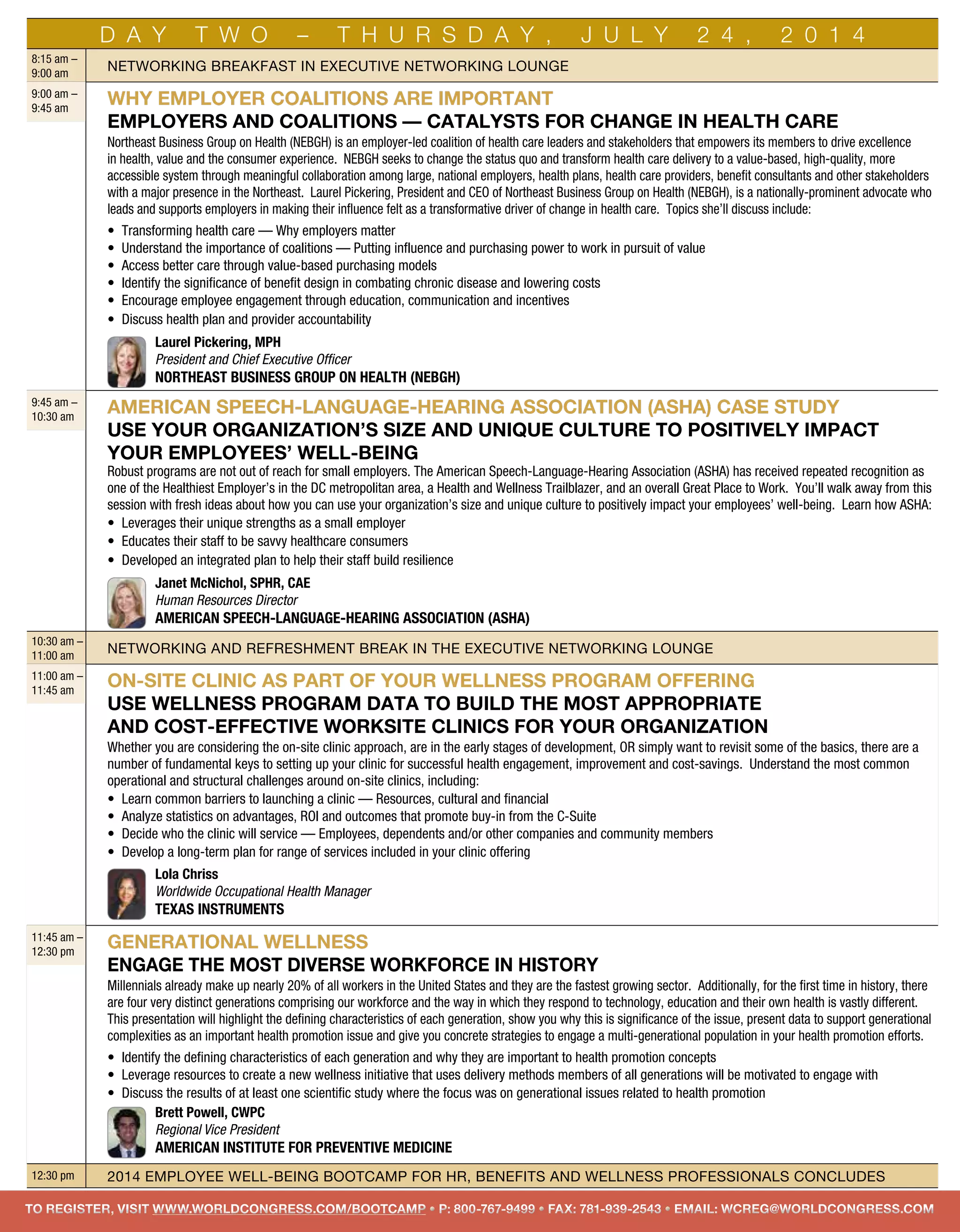 THe Employee Well-Being Bootcamp for HR, Benefits and Wellness ...