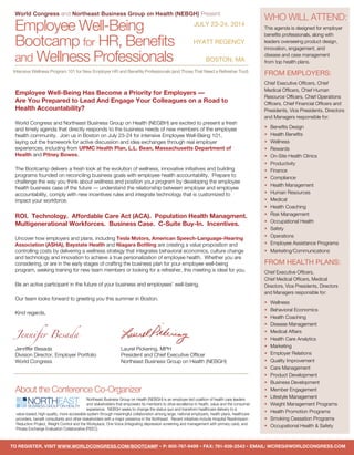 THe Employee Well-Being Bootcamp for HR, Benefits and Wellness ...