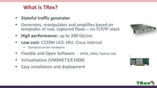TRex Traffic Generator - Hanoch Haim | PDF
