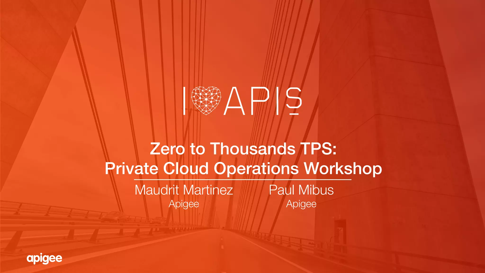 I Love APIs 2015 : Zero to Thousands TPS Private Cloud Operations ...