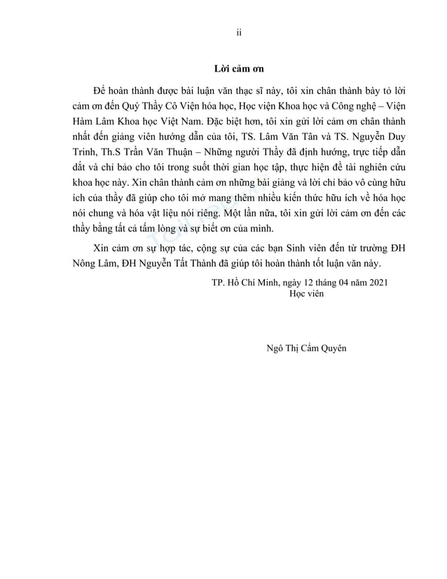 Khoá luận hóa hữu cơ. | PDF