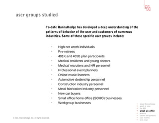 HannaHodge Capabilities | PPT