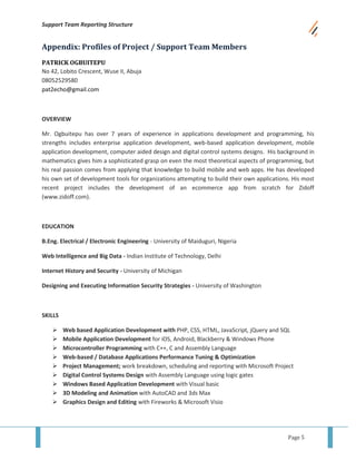 Project Team Structure | PDF
