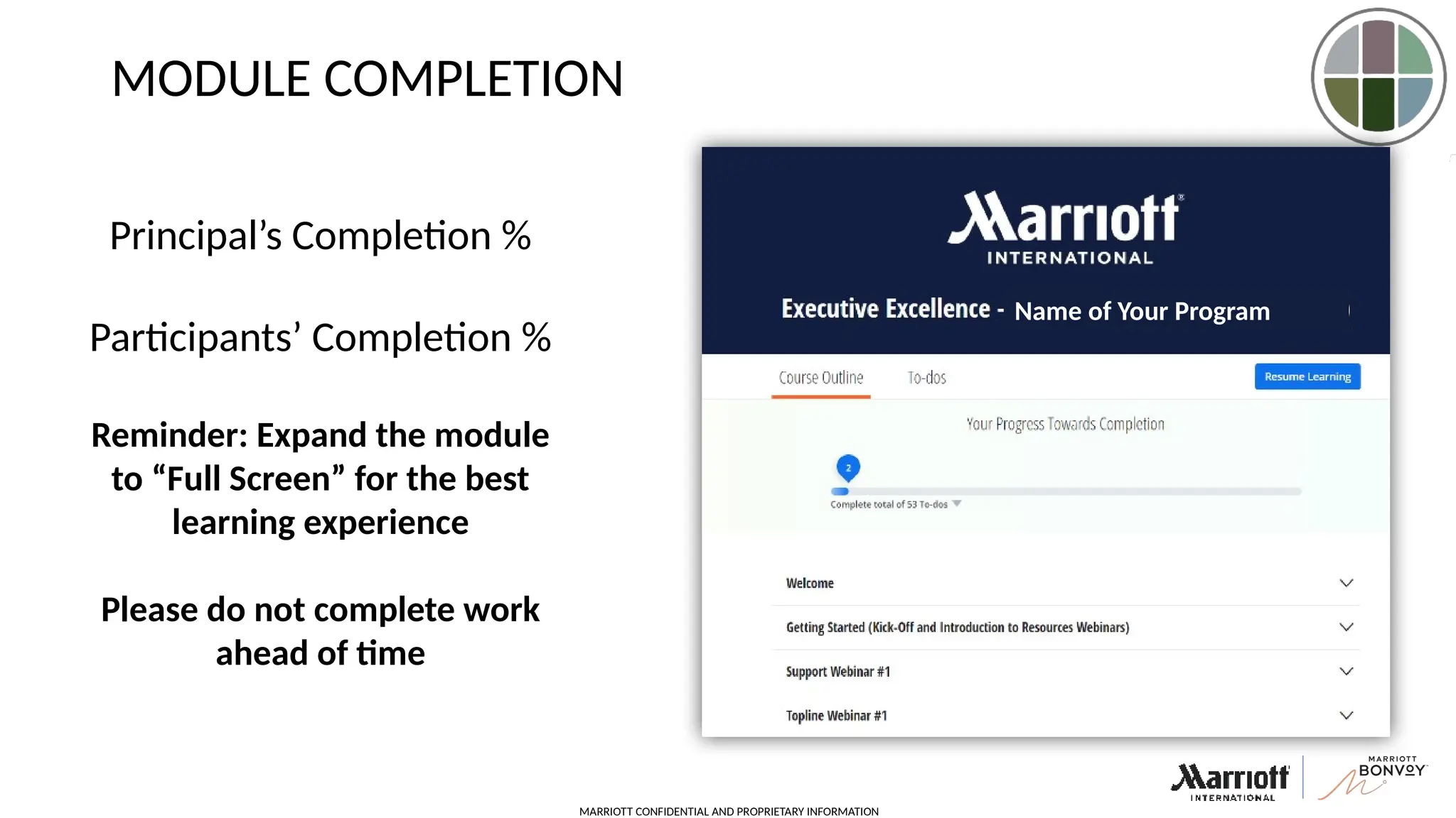 HHC Hospitality GE+A Program Month 2 (guestVoice Marriott Bonvoy focus ...