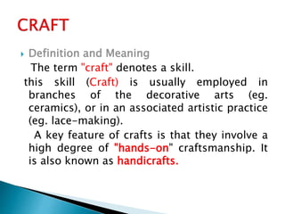 HHCJ AMUMARA (LECTURE NOTE ON CULTURAL AND CREATIVE ARTS FOR JSS3) | PPT