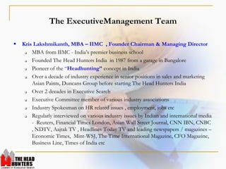 THE HEAD HUNTERS INDIA | PDF