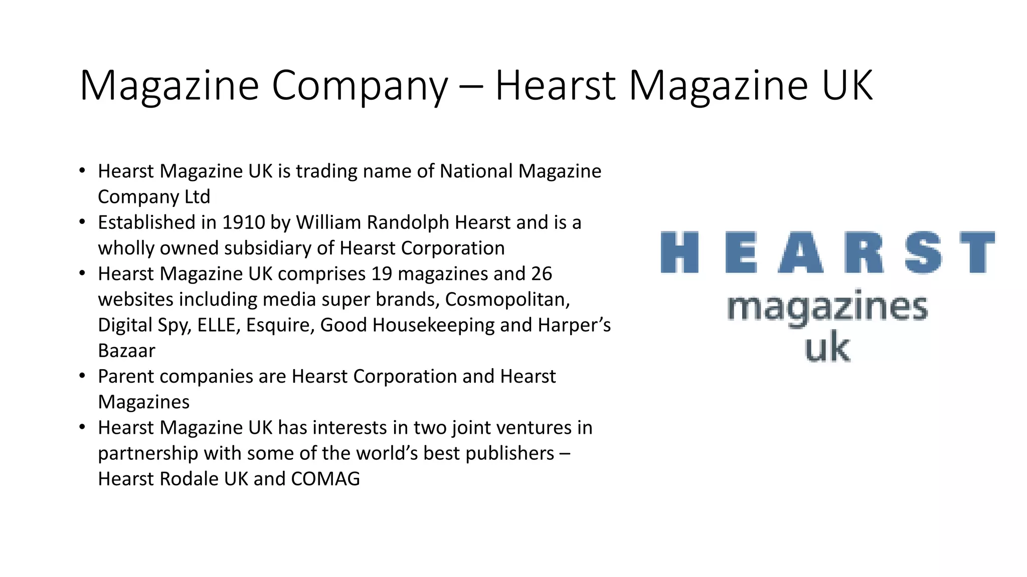 Hearst Magazine UK | PPTX
