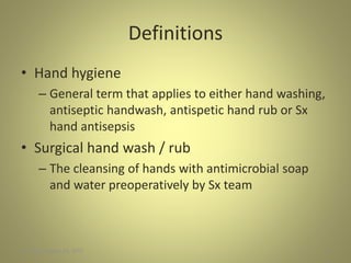 Hand hygiene | PPTX