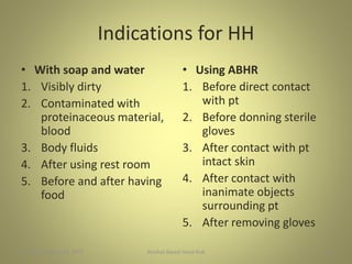 Hand hygiene | PPTX